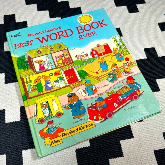 Vintage | Toys | Vintage 8s Richard Scarrys Best Word Book Ever | Poshmark